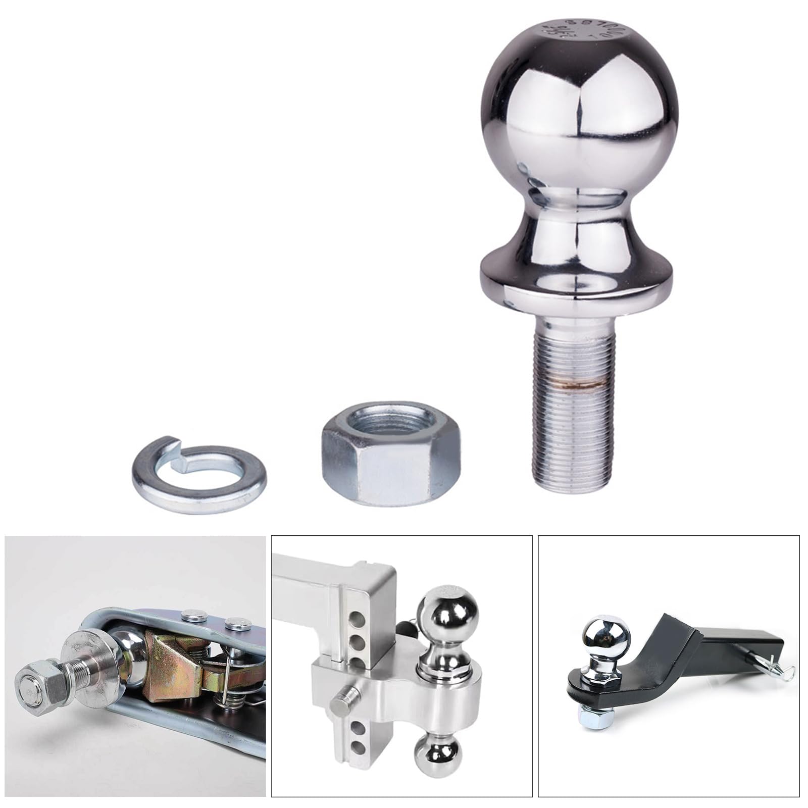 European Standard Trailer Attachment Corrosion Resistant Trailer Hitch Trailer Coupling Suitable for Most Trailers Trailer Attachment