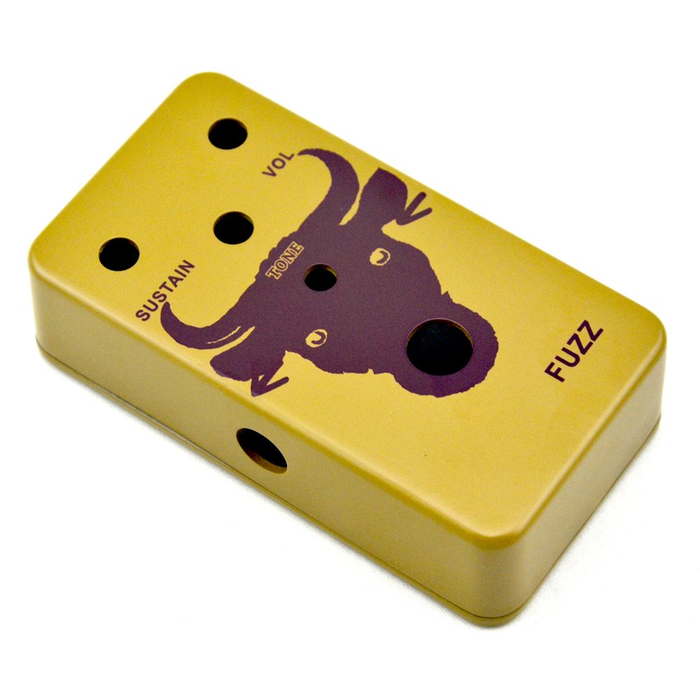 New DIY Fuzz Pedal Kits with 1590B Diecast Aluminum Enclosure True Bypass for Bass& Guitar
