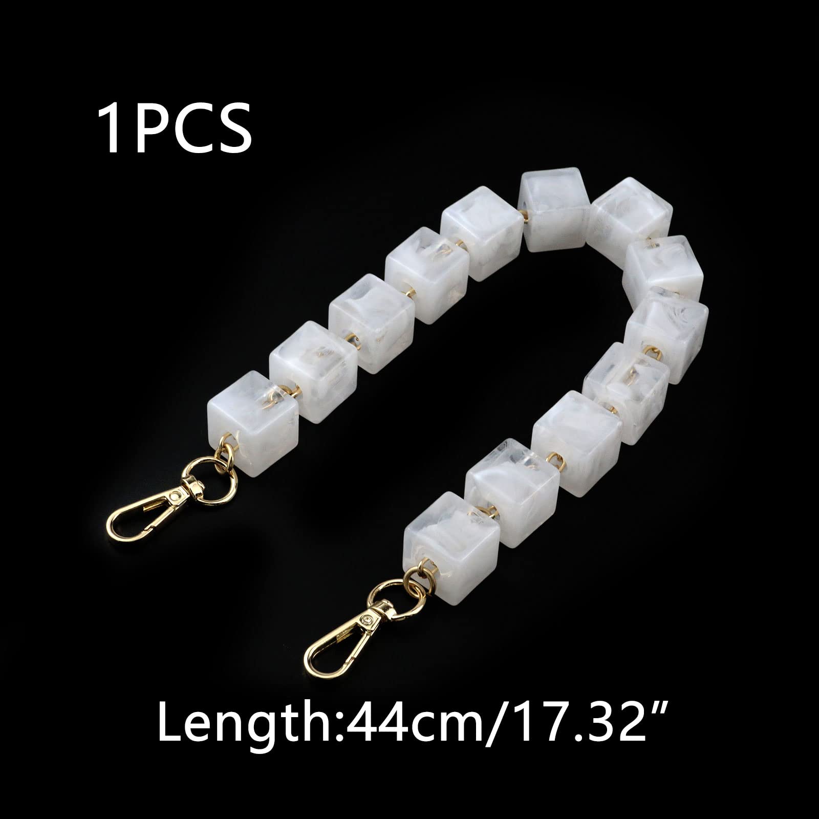 Crapyt Acrylic Handbag Chain 17.32" Resin Handbag Chain is Suitable for Handbags/Shoulder Bags/Wallets Handbag Decoration Chain
