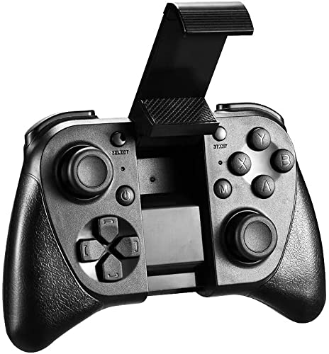 Fortune MFI Certified Wireless iPhone Gamepad Controller for iOS iPhone and iPad – Designed with Newly L3 + R3 Buttons, 8 Ways Joysticks Ergonomics iOS D-Pad, 4.5 oz Weight and One Inch Thickness
