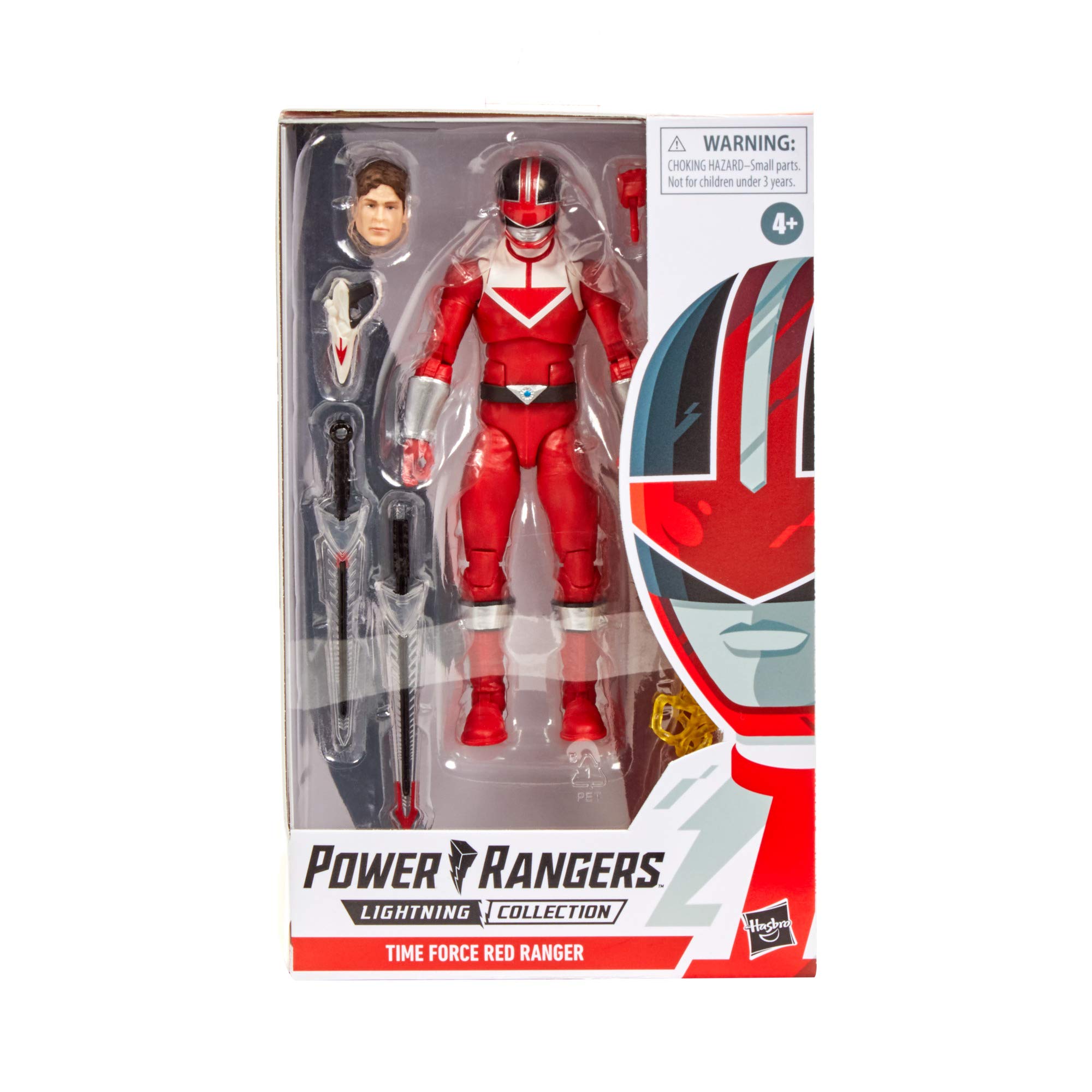 Power Rangers Lightning Collection Time Force Red Ranger 6-Inch Premium Collectible Action Figure Toy with Accessories