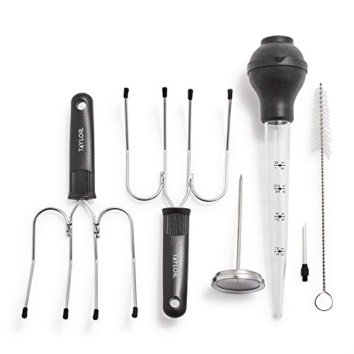 Taylor 4PC Roasting Set, One Size, Stainless Steel