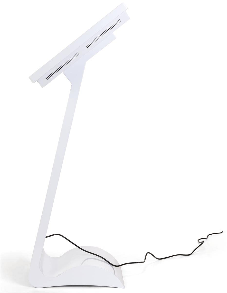 Displays2go 32" Tilted Touch Digital Display Stand, Built-in Speakers, Android OS - White (DGFSKATCH32WH)