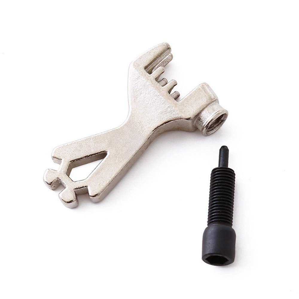 Toxz Bike Bicycle Cycle Chain Pin Remover Link Breaker Splitter Extractor Tool Kit,Bike Steel Chain Breaker Repair Tool