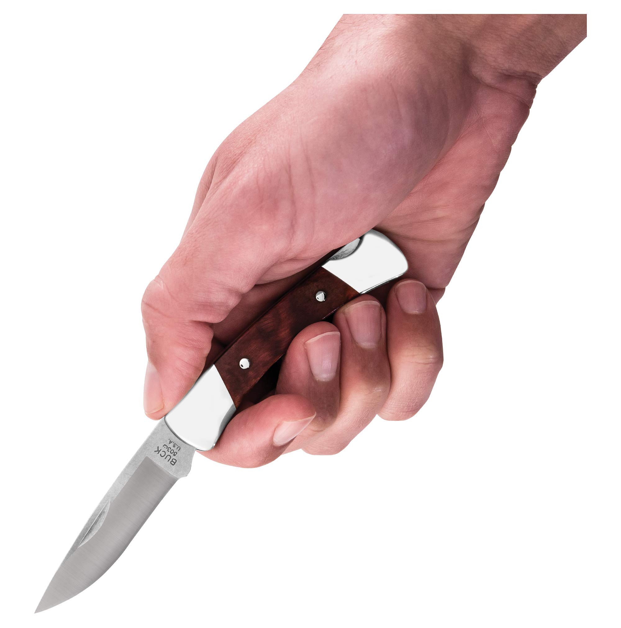 Buck Knives 503 Prince Folding Pocket Knife, Nickel Silver