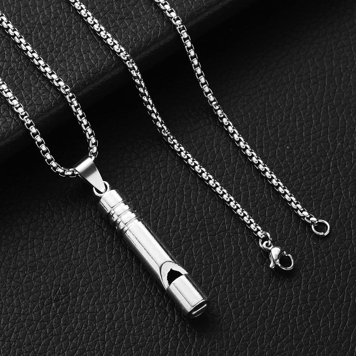 CJIAYUJEW 6 PCS Silver Chain Necklace Men,Emo Punk Goth Chains Necklaces for Womeny2k Chunky Choker Necklace(6PCS)