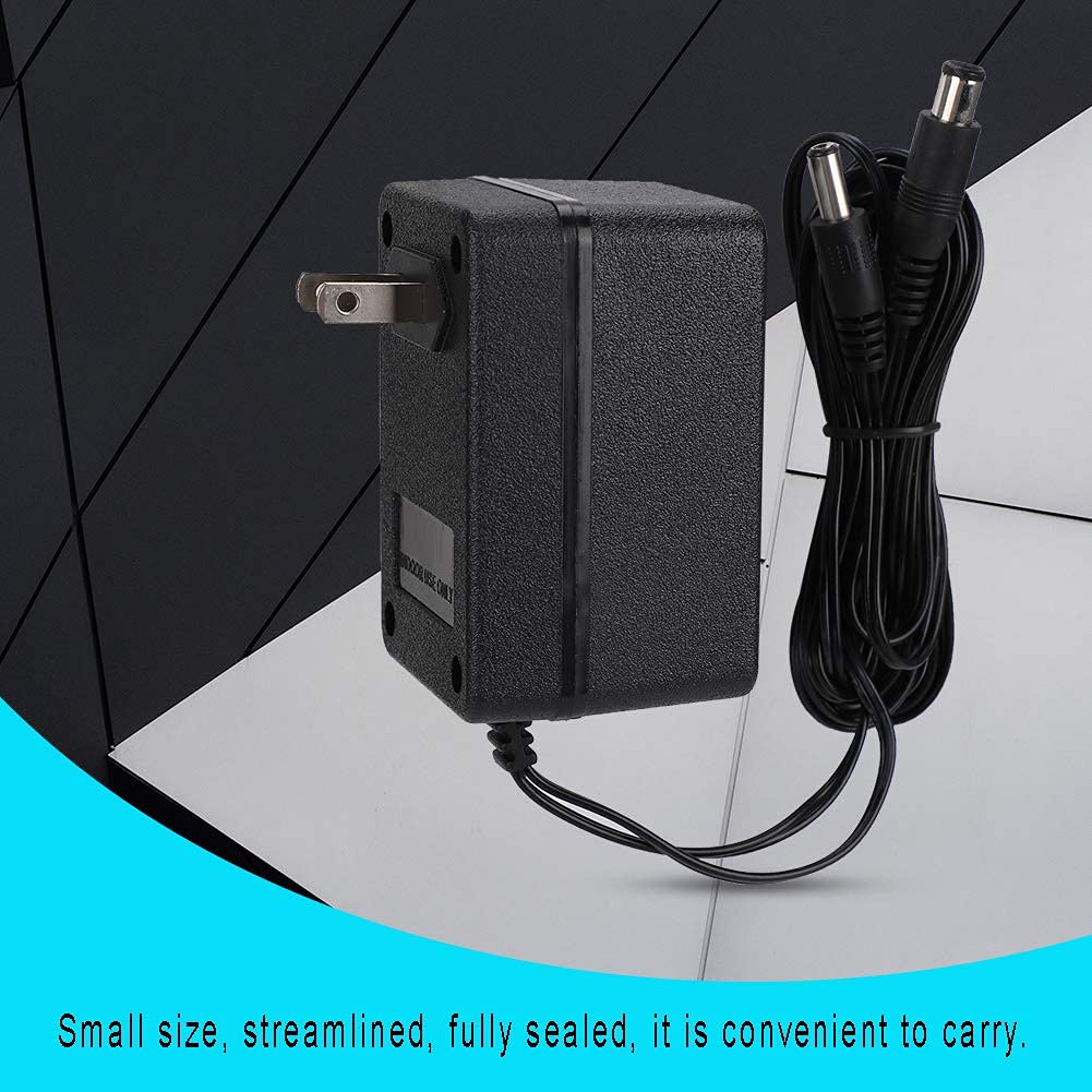 Power Supply, Power Adapter, ABS Power Supply Charger for NES/SNES/Genesis 3 in 1 Game Console Charger Power Adapter US 110-240V