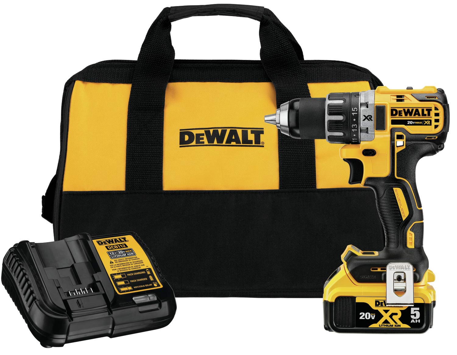 DEWALT 20V MAX* XR Cordless Drill, 1/2-Inch (DCD791P1)