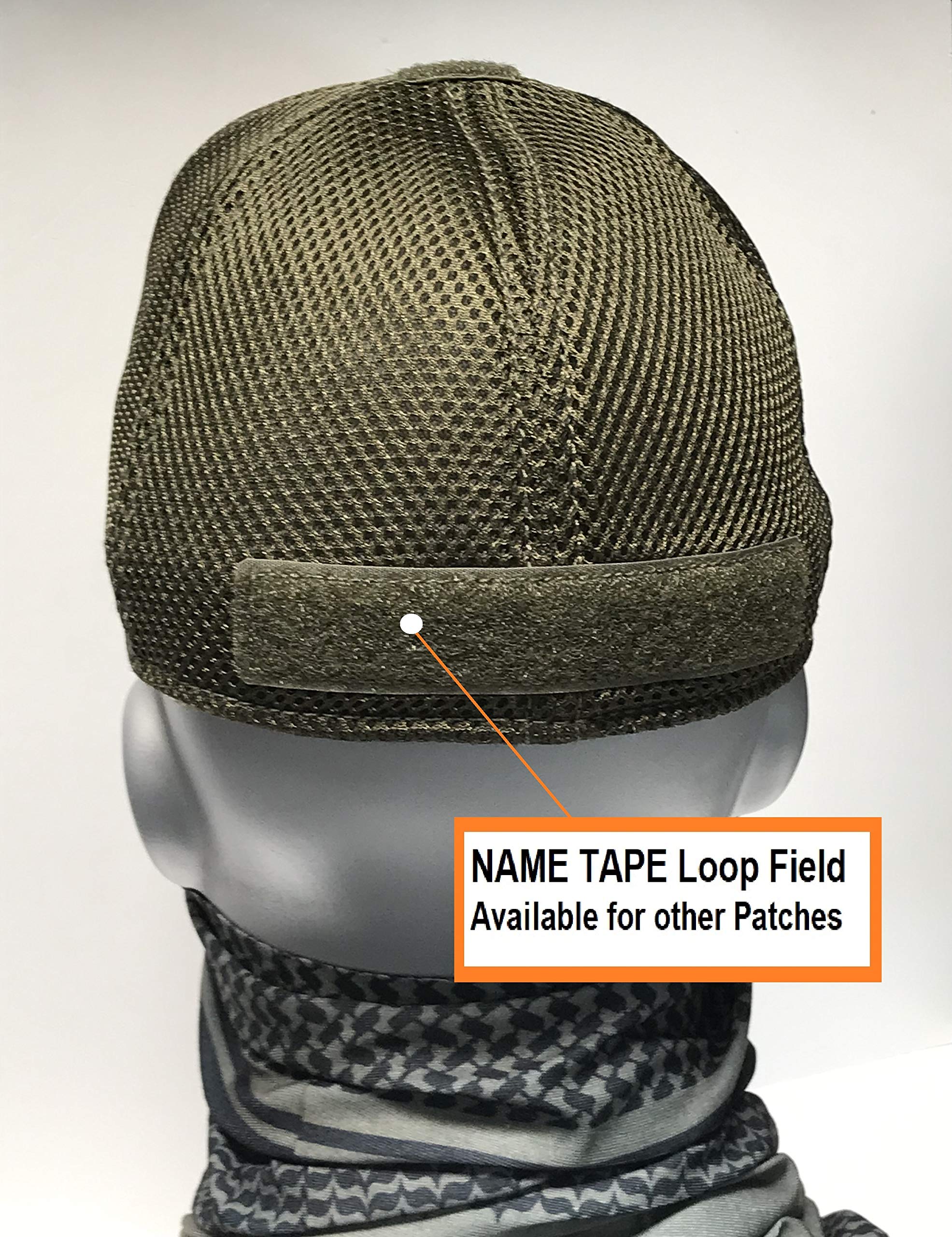 Condor Flex Mesh Cap (OD Green) Bundled with Armorbilt Flag & Warrior Patch, Operator Hat (S/M)