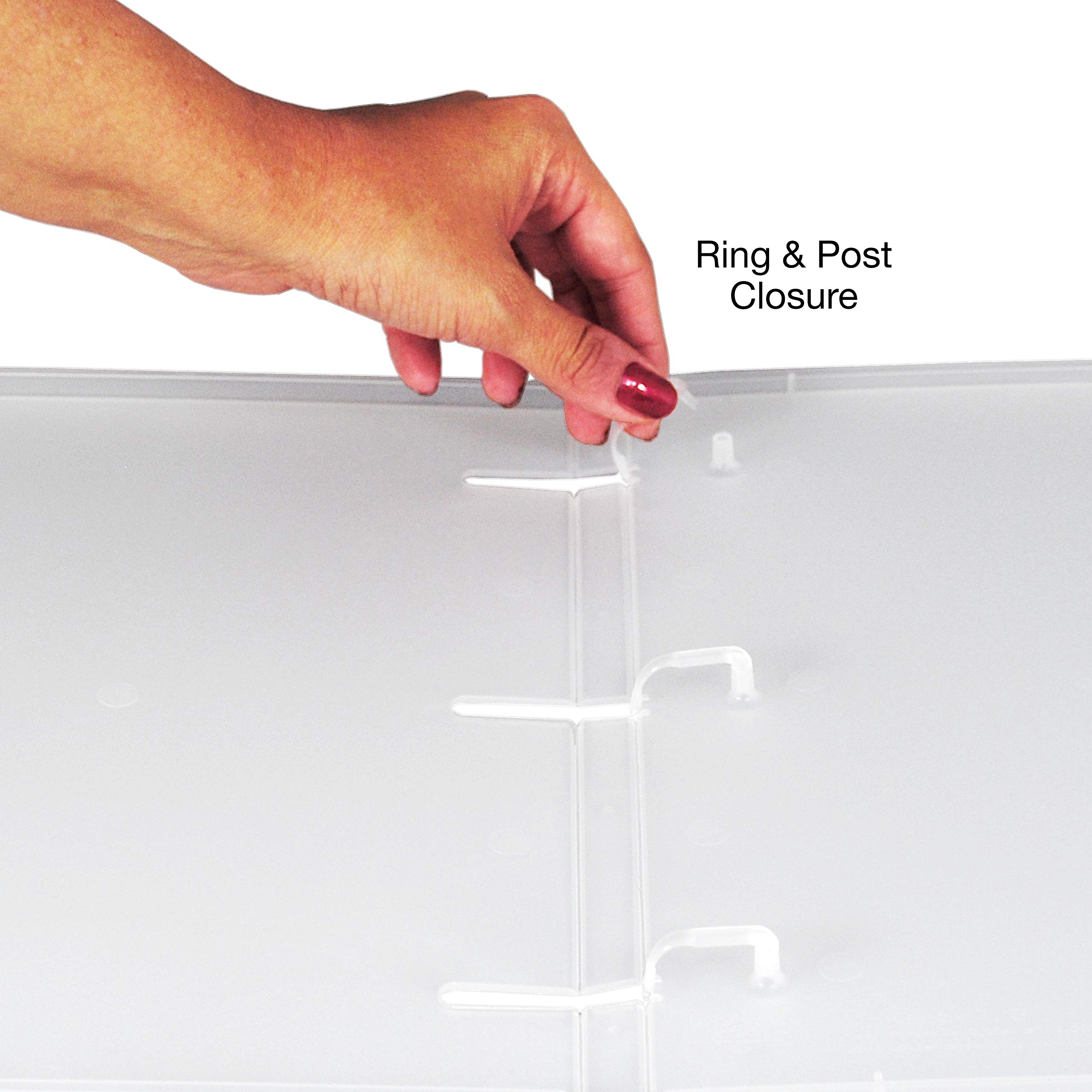 UniKeep® Movie Ticket Collection Case with Acid-Free Pages and Integrated Binder Rings