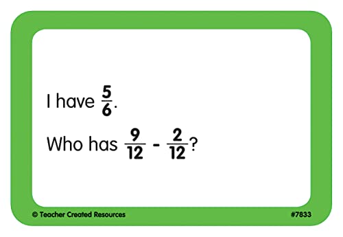 Teacher Created Resources I Have… Who Has…? Math Grades 4-5 (7833)