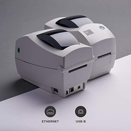 ZEBRA TLP2824 Plus Thermal Transfer Desktop Printer Print Width of 2 in USB and Ethernet Port Connectivity 282P-101510-000