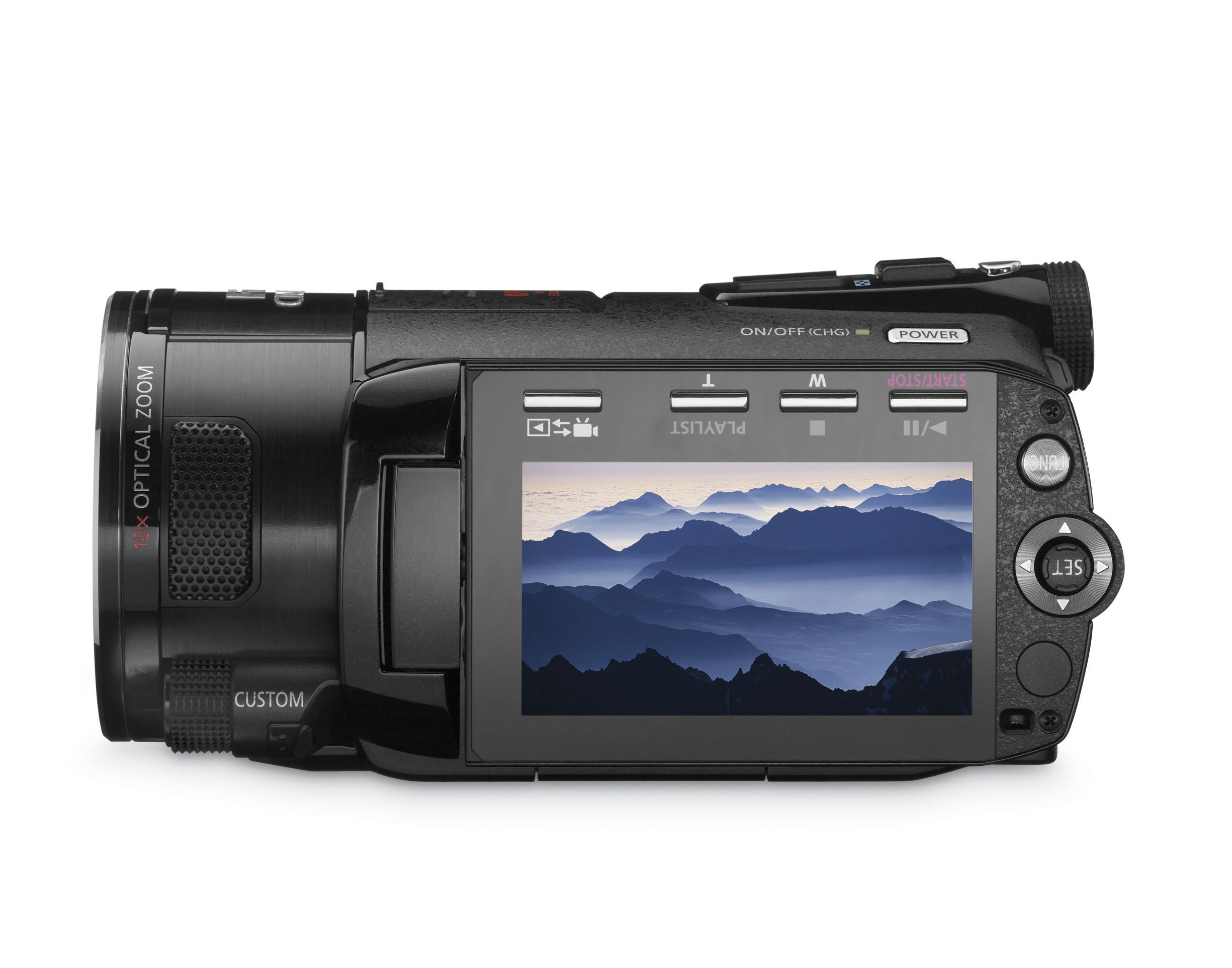 Canon VIXIA HFS10 HD Dual Flash Memory w/32GB Internal Memory & 10x Optical Zoom - 2009 MODEL (Renewed)