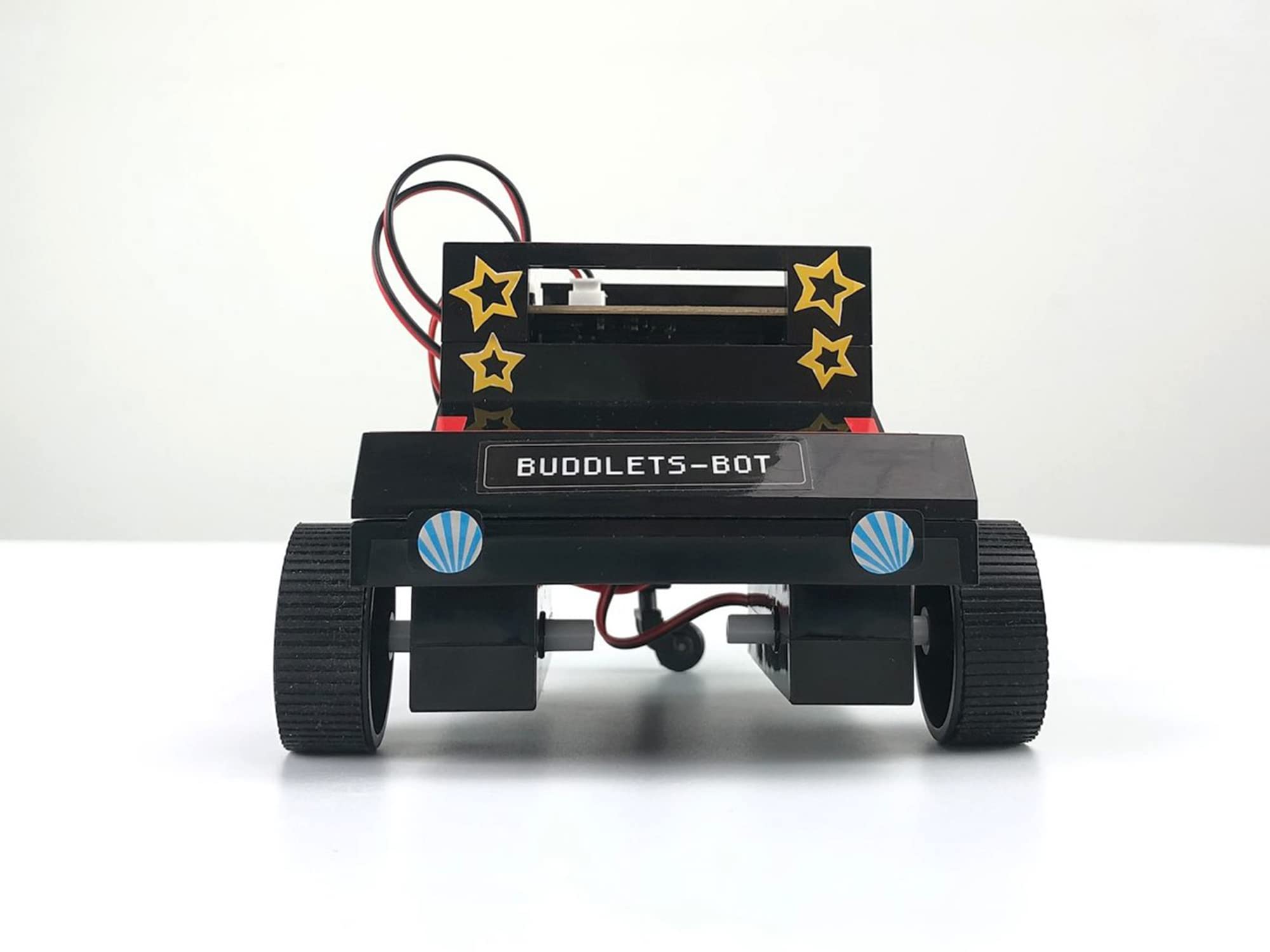 BUDDLETS-Bot Robot Toy Kit for Kids Ages 8-12 - STEM Coding Robotic Toy Car for Beginners - Engineering DIY Building Kit with Voice, Coding & App Controlled Robot (Black)