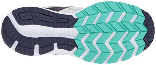 Saucony Women's Cohesion 11 Running Shoe, White/Teal, 8 Medium US
