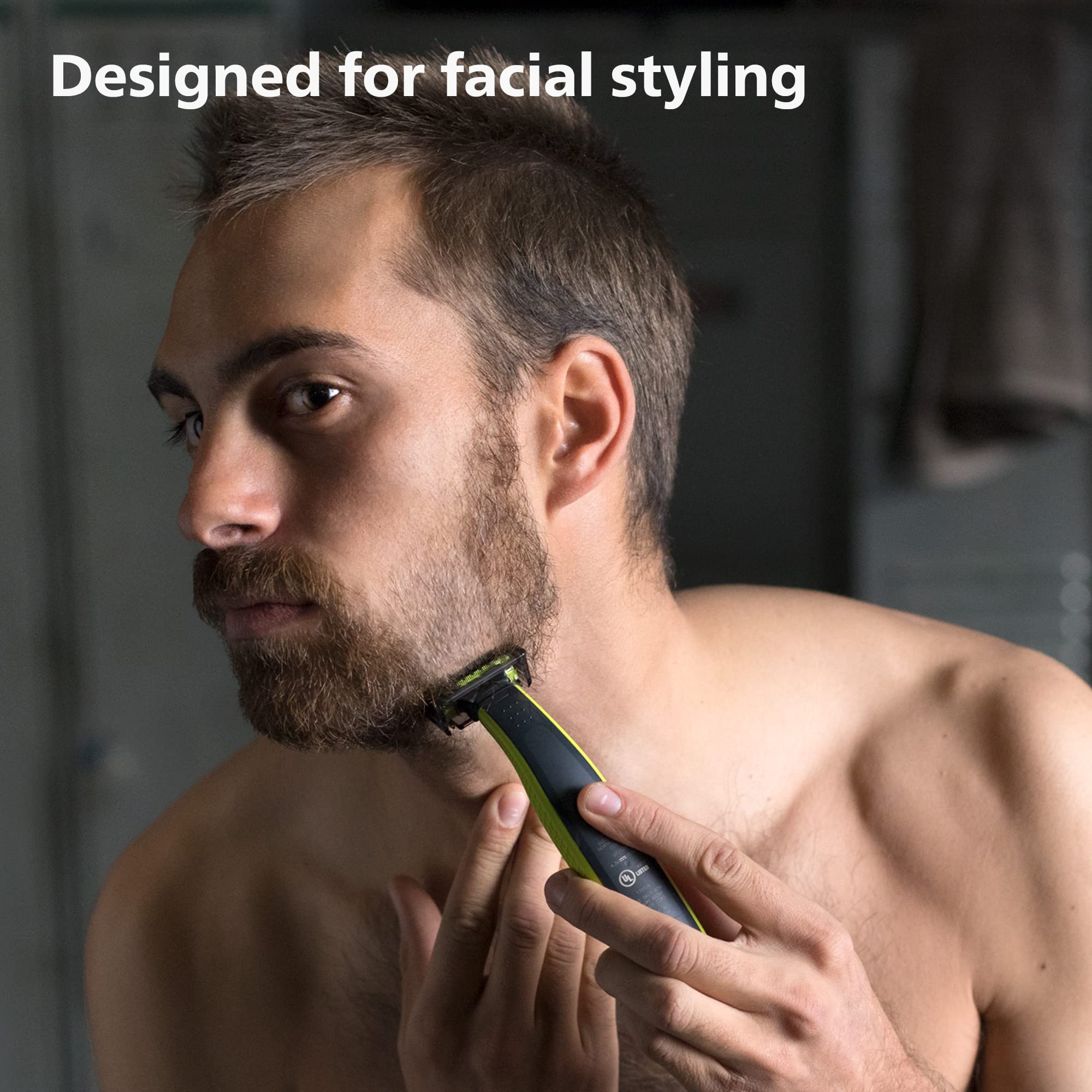 Philips Norelco OneBlade, Hybrid Electric Trimmer and Shaver, QP2520/70