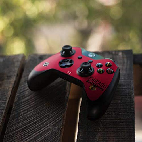 Skinit Decal Gaming Skin Compatible with Xbox One Controller - Officially Licensed NHL Chicago Blackhawks Lineup Design