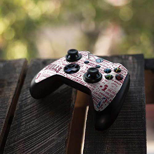 Skinit Decal Gaming Skin Compatible with Xbox One Elite Controller - Officially Licensed NBA Chicago Bulls Historic Blast Design