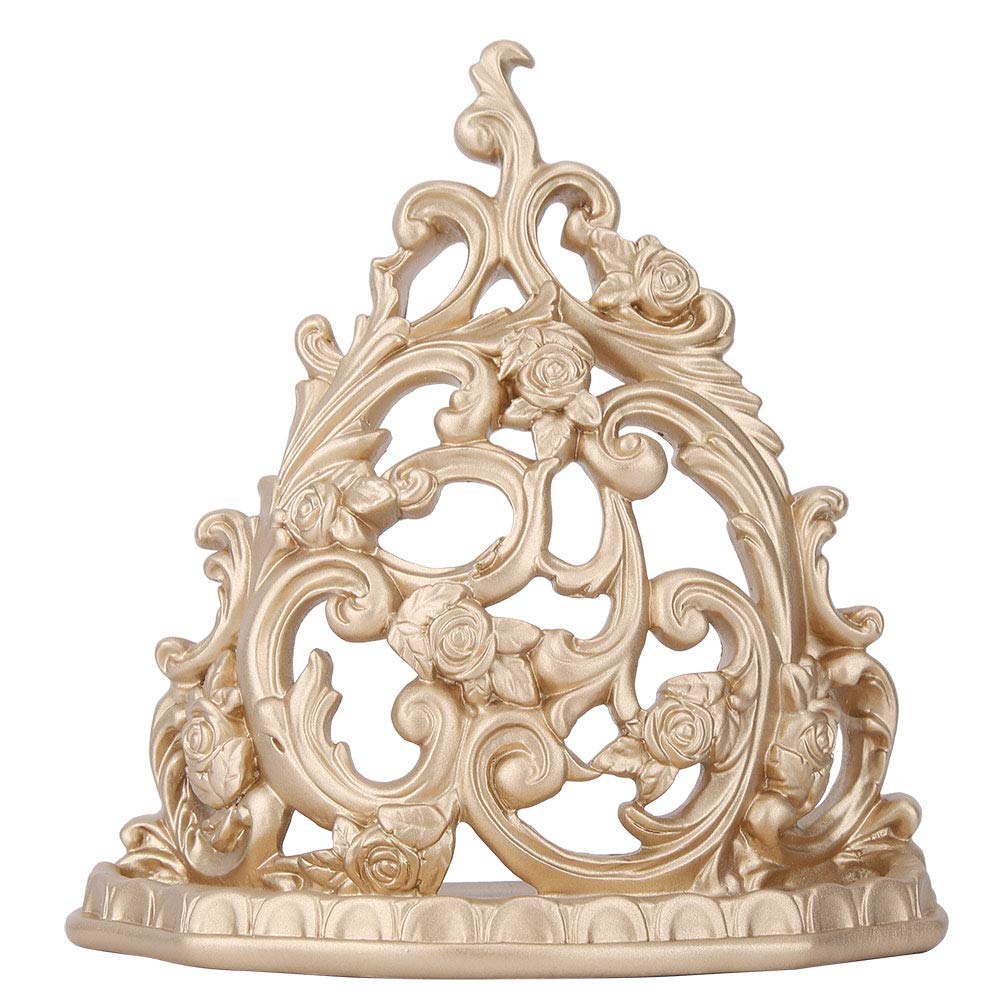 Gsycle Floating Shelves, European Hollow Style Shelf Wall Mount Storage Rack Decoration Shelf for Home Living Room Decorations