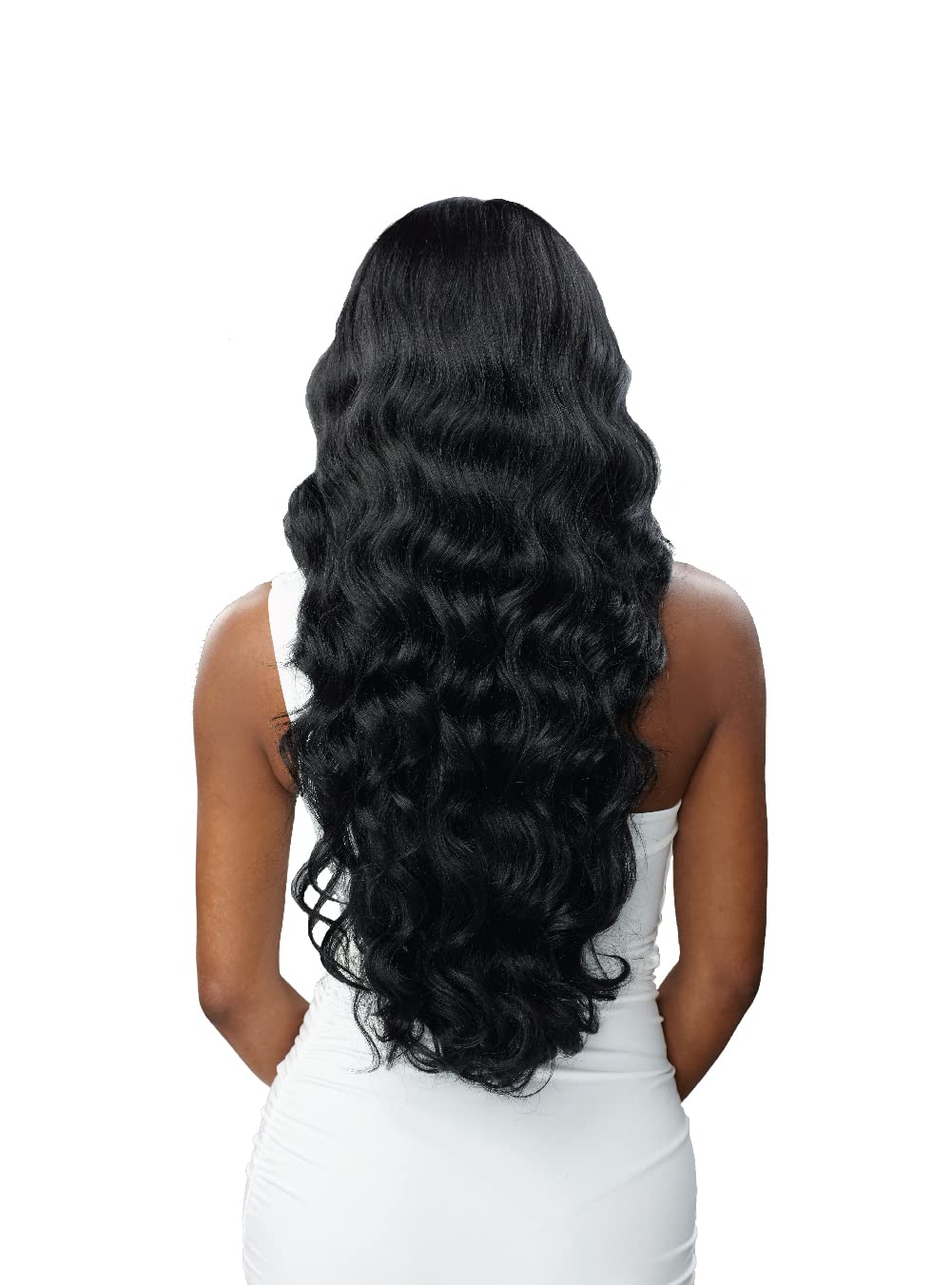 BUTTA LACE Sensationnel Human Hair Blend - Curly Body 26" (1B)