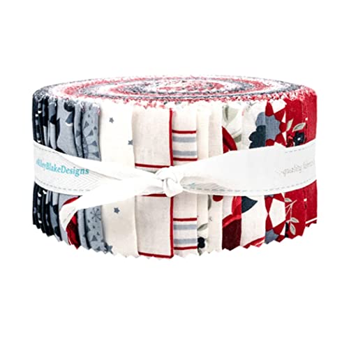 Dani Mogstad American Dream Rolie Polie 40 2.5-inch Strips Riley Blake Designs RP-11930-40