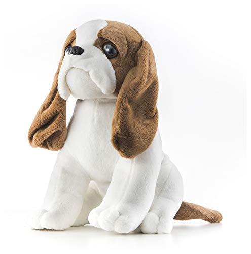 PREXTEX Plush Puppy Dogs - Set of 3 Realistic Looking 8-Inch Cute and Cozy Stuffed Animals