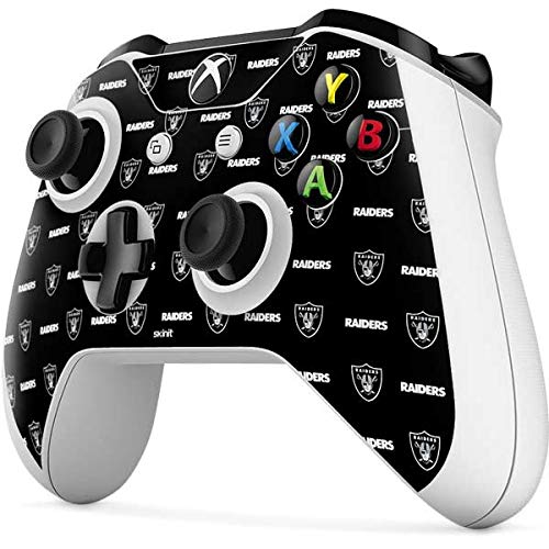 Skinit Decal Gaming Skin Compatible with Xbox One S Controller - Officially Licensed NFL Raiders Blitz Series Design