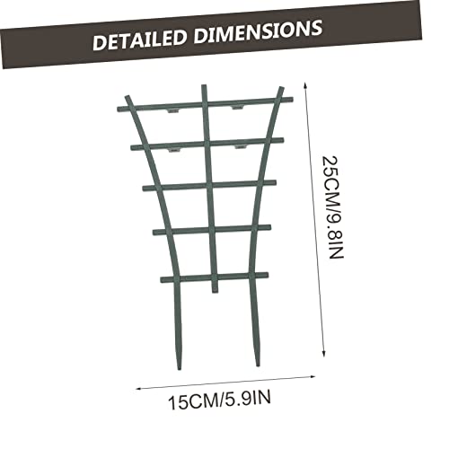 FUNOMOCYA 12pcs Garden Climbing Frame Plant Pots Outdoor Plastic Display Stands Plastic Flower Pots Green Plants Greenery Stems Rose Trellis Plant Climbing Rack Plant Stake Support Indoor