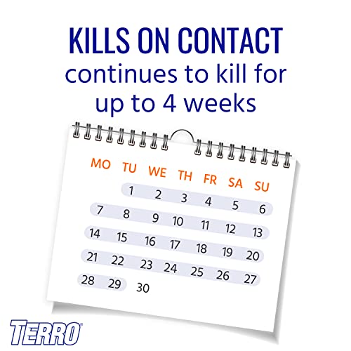TERRO T1901SR Ready to Use Indoor and Outdoor Carpenter Ant, Termite, and Carpenter Bee Killer Aerosole Spray - 2 Pack 32 Total Ounces