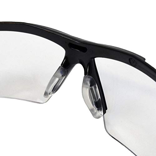 DEWALT DPG106 Spector In-Viz Bifocal Safety Glass - Black/Yellow Frame - Clear Lens - 2.5 Diopter, DPG106-125D