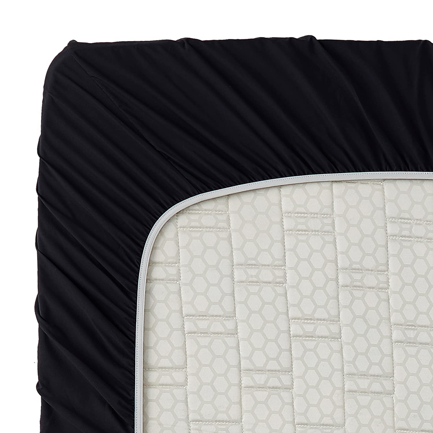 Clara Clark Bed Sheets, Premier 1800 Series 4 Piece Bed Sheet Set, Deep Pocket, Wrinkle, Fade, Stain Resistant, Luxury Soft Bedding Sheets & Pillowcases, Full, Black