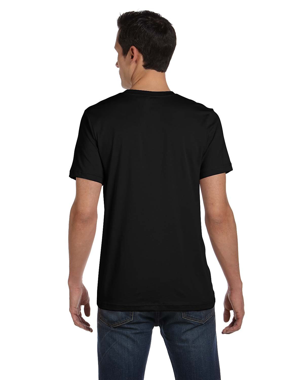 Canvas 3001U Unisex Short-Sleeve Jersey T-Shirt - Black - XX-Large