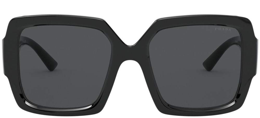 Prada PR 21XS Women's Sunglasses Black/White/Dark Grey 54