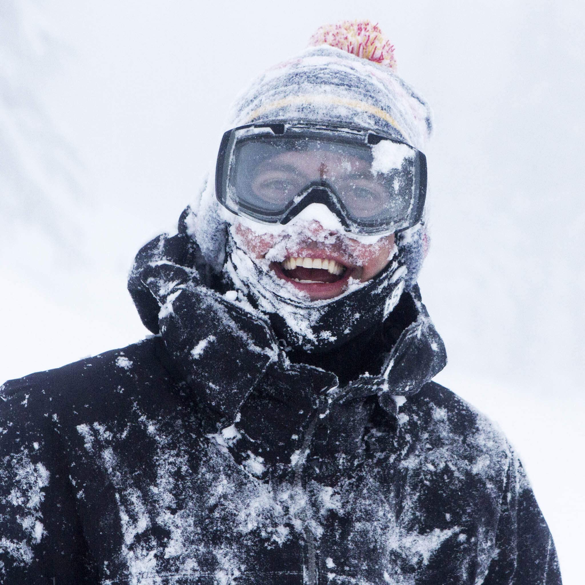 BLACKSTRAP Expedition Hood Balaclava Face Mask, Dual Layer Cold Weather Headwear (Black)