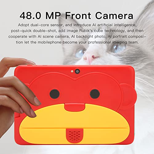 Dpofirs Kids Tablet Gifts, 7in Tablet for Boys Girls, 2GB RAM 32GB ROM Android 11.0 Toddler Tablet with Bluetooth, WiFi, GPS, Dual Camera, Android Tablet PC(Red)