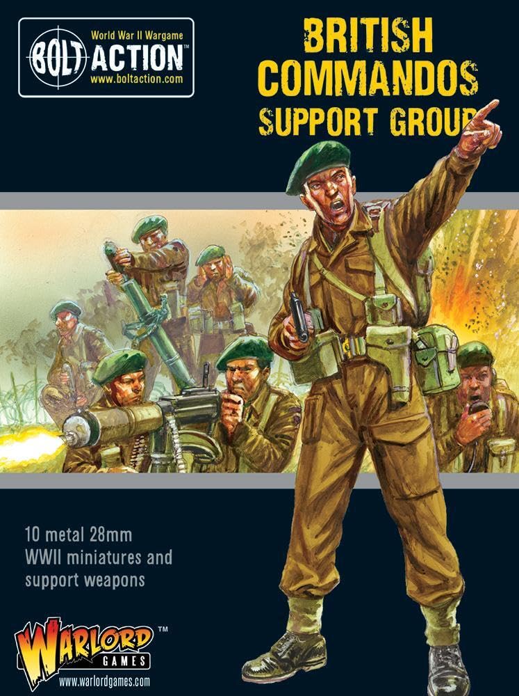Warlord Games Bolt Action British Commandos Support Group WLG 402211102