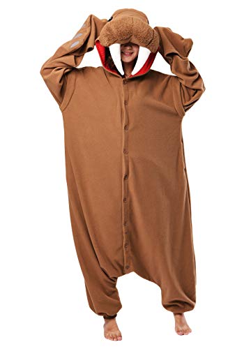 SAZAC Walrus Kigurumi - Onesie Jumpsuit Halloween Costume (X-Large)