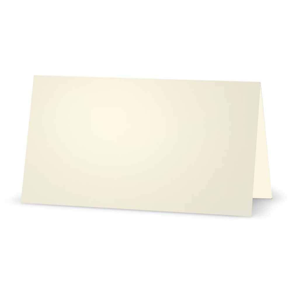 Ivory Place Cards - Flat or Tent Style - 10 or 50 Pack - Solid Color Placement Table Name Dinner Seat - Stationery Party Supplies - Any Occasion Event or Holiday (10, TENT STYLE)