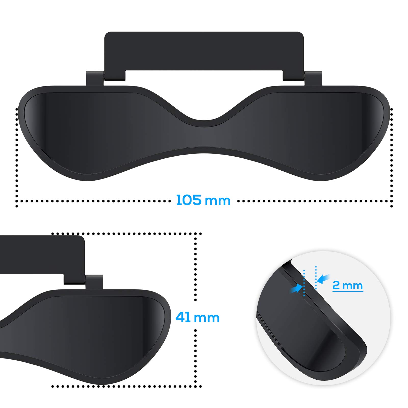 Privacy Shield Compatible with PS5 Camera, YUANHOT Protective Concealing Lens Cover Compatible with Playstation 5 HD Camera (NO Camera Included)