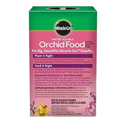 Miracle-Gro Water Soluble Orchid Food, Plant Fertilizer, 8 oz. (12-Pack)