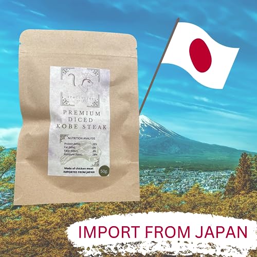 PETIVORE Premium Kobe Steak for Sugar Glider and Small Exotic Pet (Hamster, Squirrel, Chinchillas, Marmoset) Happy Treats, Snacks and Food (50g)