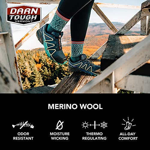 Darn Tough Women's Sobo Micro Crew Lightweight Hiking Sock (Style 1977) - Purple, Small