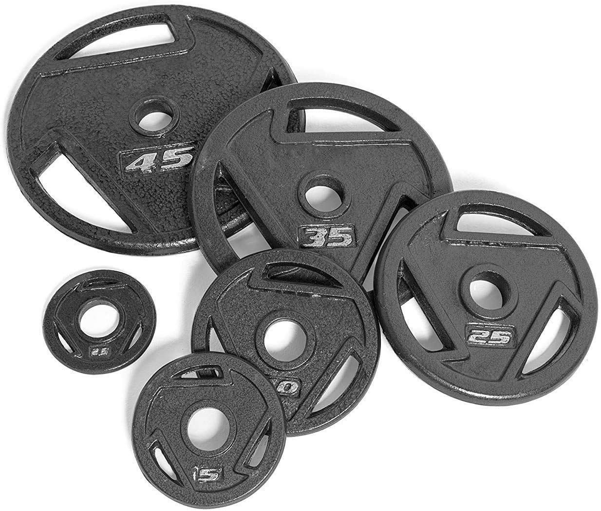CAP Barbell 2-Inch Olympic Grip Plate (5-Pound (Set of 2))
