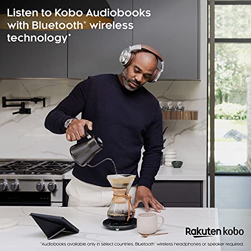 Kobo Sage | eReader with Green SleepCover & Stylus | 8β HD Glare Free Touchscreen | Waterproof | Blue Light Reduction | Bluetooth | WiFi | 32GB of Storage (Green + Stylus)