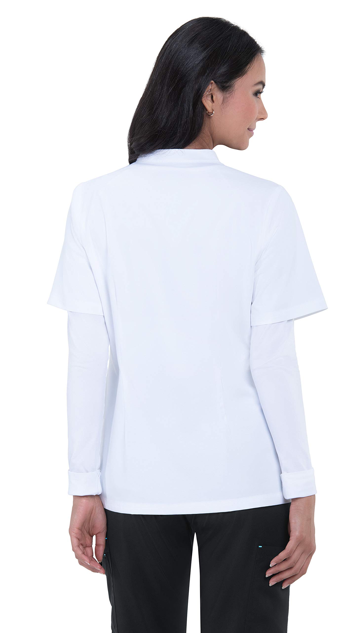 KOI Women's 1023 Madison Top (White, X-Large)
