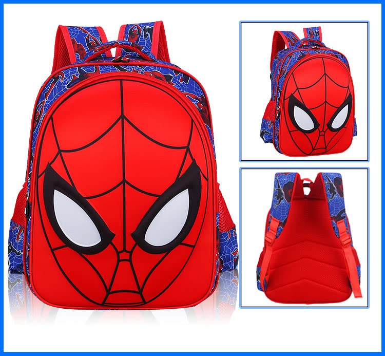 Dasellbag Toddler Boys Girls Kids Backpack 3D Cartoon Comic Lightweight Waterproof Student Schoolbag for Christmas Halloween(Blue-S)