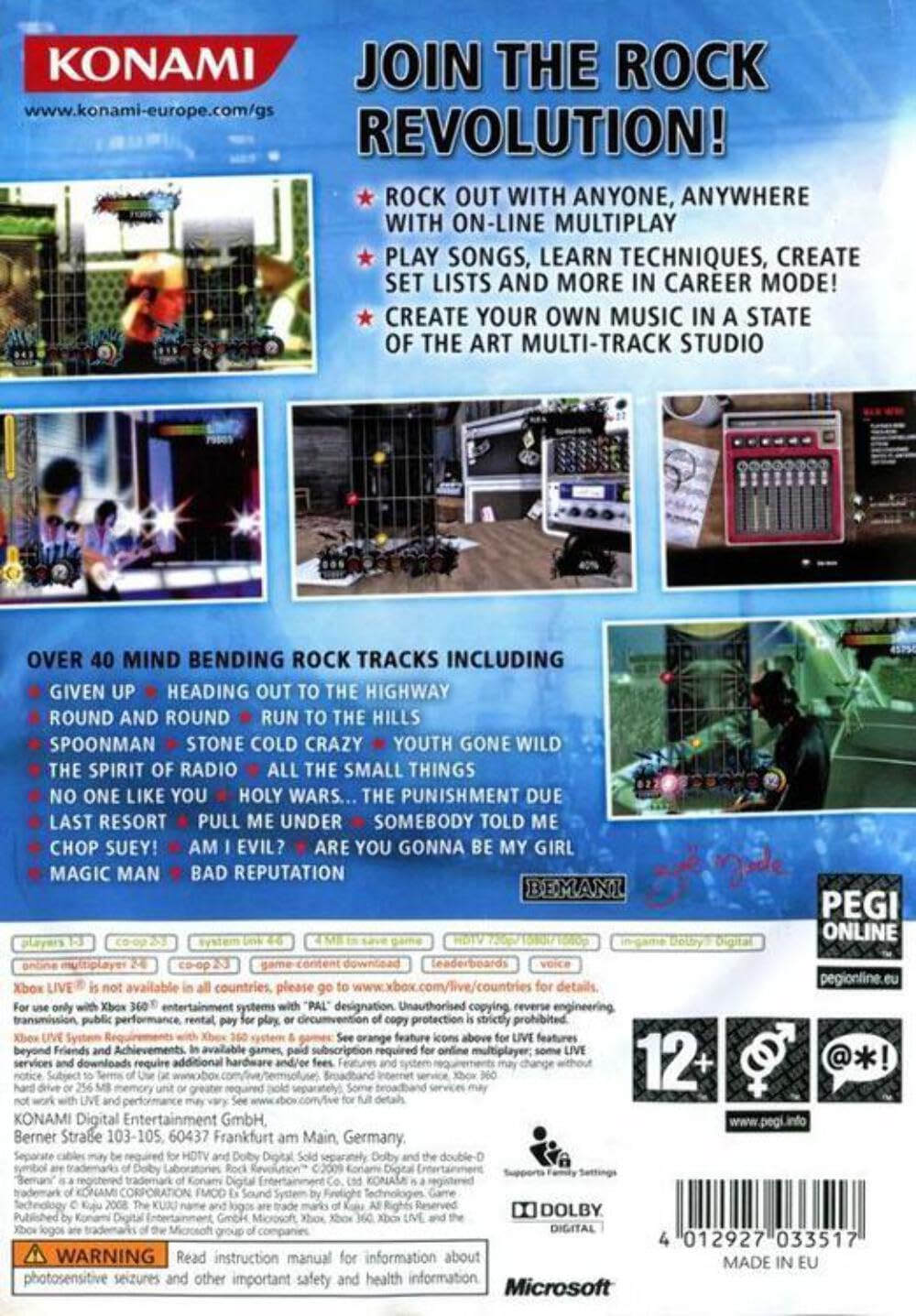 Rock Revolution - Xbox 360 (Game)