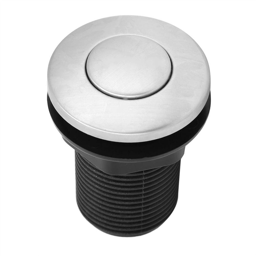 Garbage Disposal Air Switch, Garbage Disposal Air Switch 304 Stainless Steel Button on The Top of The Sink for Food Garbage Disposal Replacement