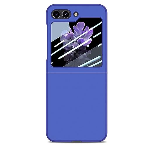 Phone flip case Compatible with Samsung Galaxy Z Flip 5 Case with Built in Front Screen Protector,Ultra Slim Case Matte PC Shockproof Protection Anti-Scratch Phone Case Galaxy Z Flip 5 Phone Cover (