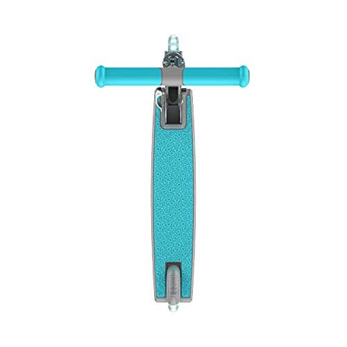 Jetson Scooters - Leo Kick Scooter (Blue) - Collapsible Portable Kids Push Scooter - Lightweight Folding Design with High Visibility RGB Light Up LEDs Wheels and Adjustable Height Handlebars